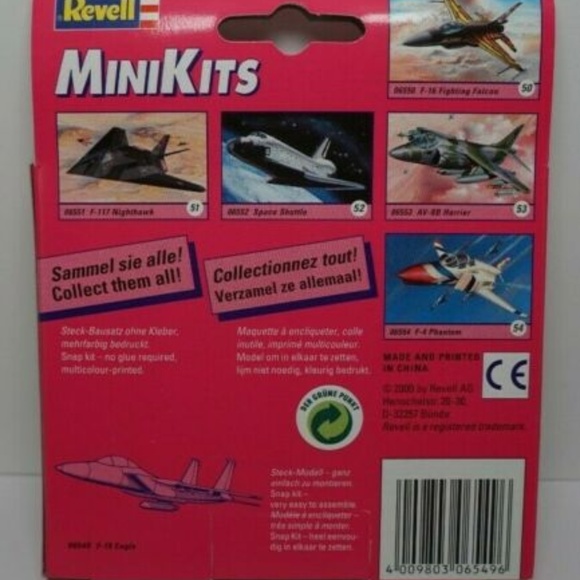 Revell MiniKits | Accents | Revell Minikits F5 Eagle Stock Modell 6549 ...